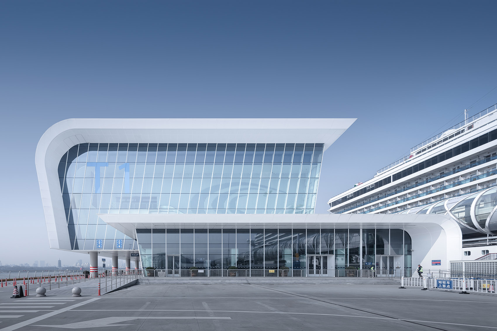 Shanghai Wusongkou International Cruise Port Passenger Building, China ...
