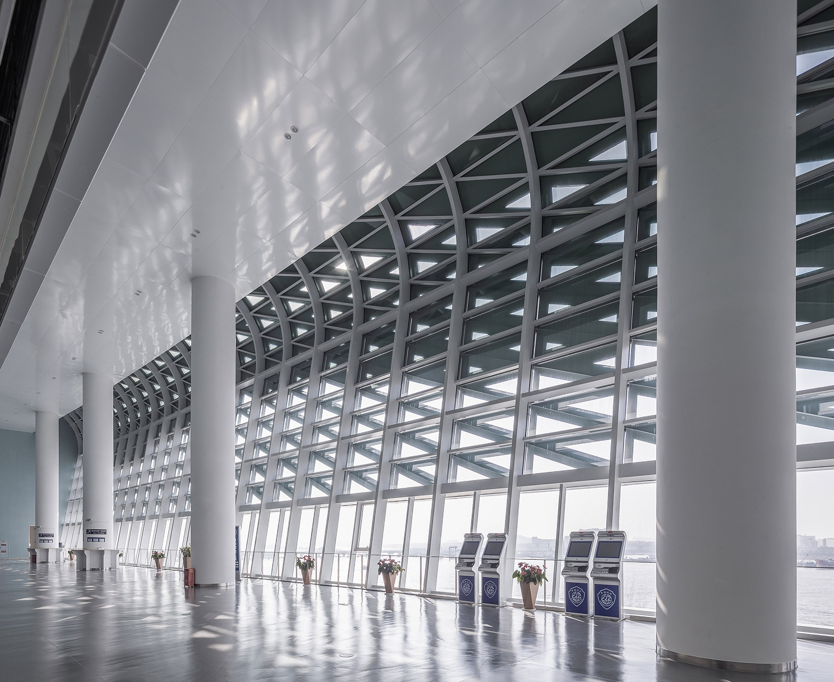 Shanghai Wusongkou International Cruise Port Passenger Building, China ...