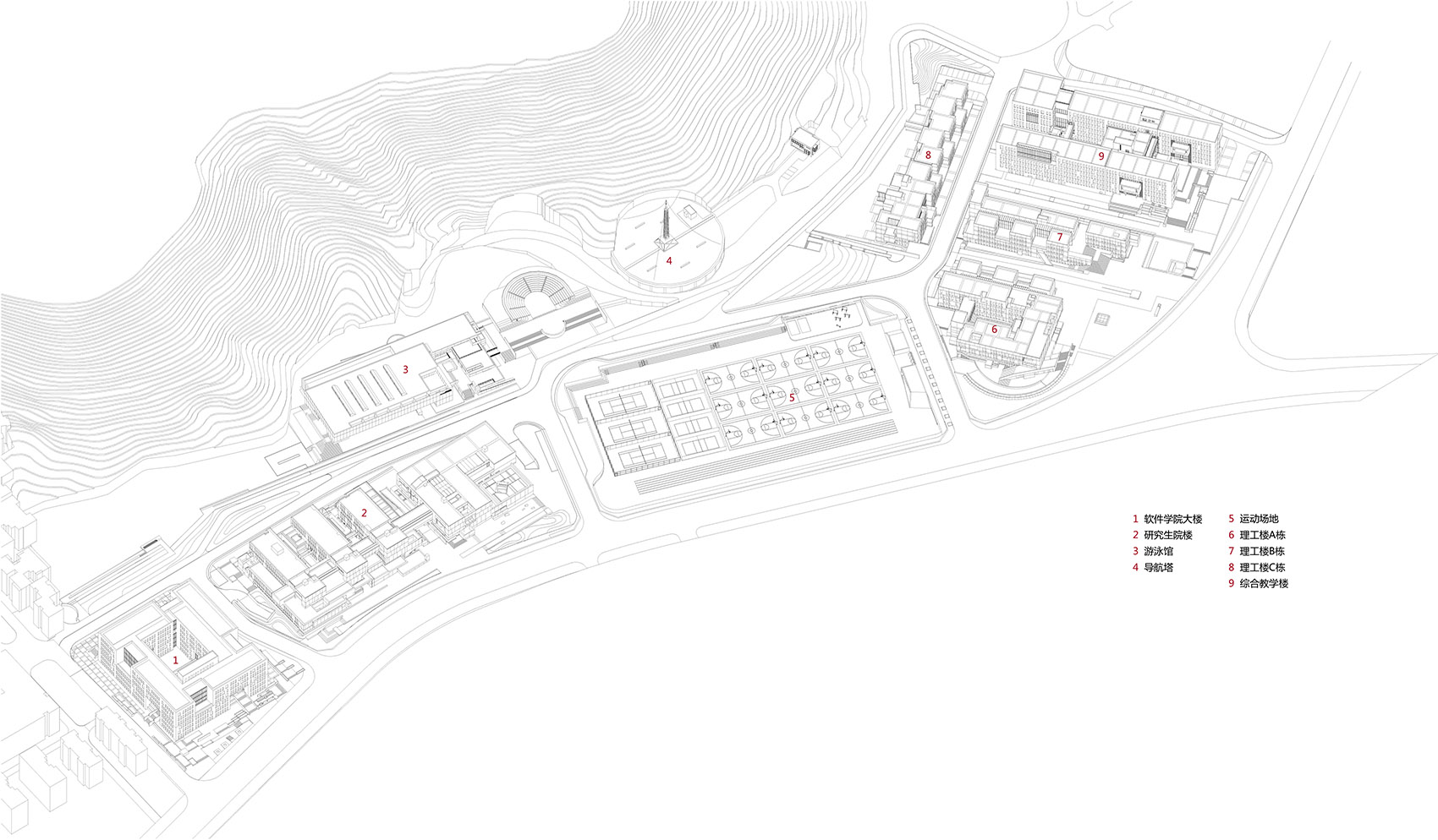 Hunan University Tianma New Campus Complex, China by Regional Studio ...