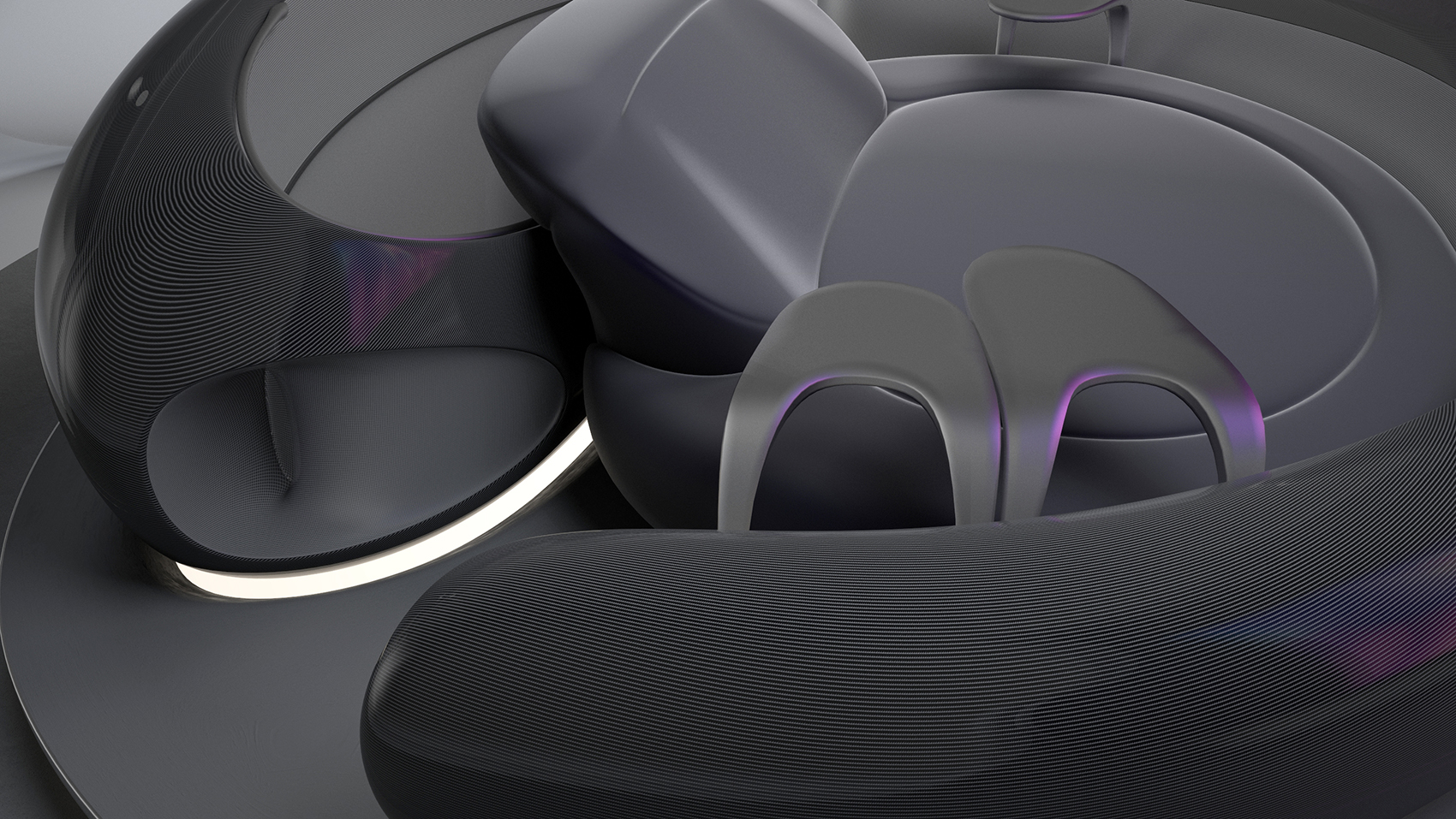 LOOP Immersive Sound Lounge by Zaha Hadid Architects - 谷德设计网