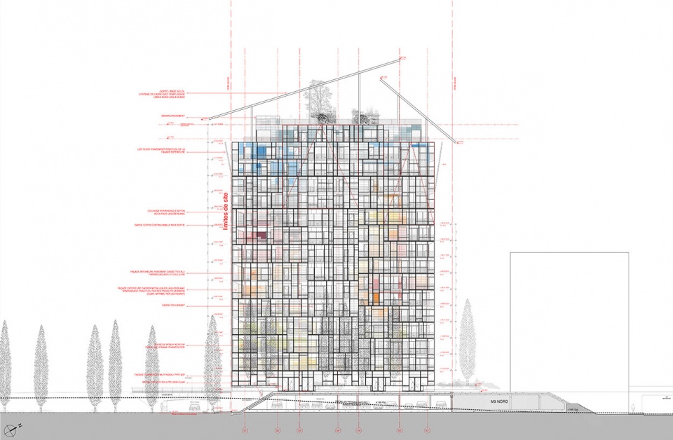 Ycone La Confluence Residential Tower by Ateliers Jean Nouvel - 谷德设计网