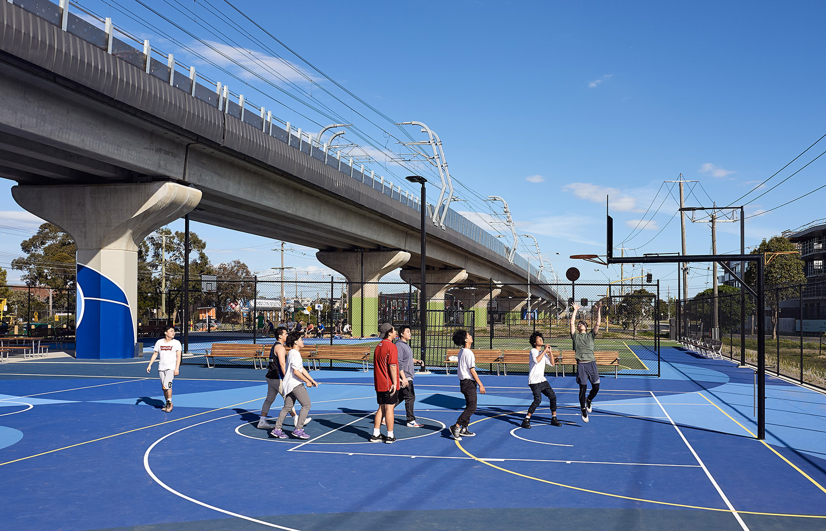 SKY-RAIL COMMUNITY NODES by March Studio - 谷德设计网