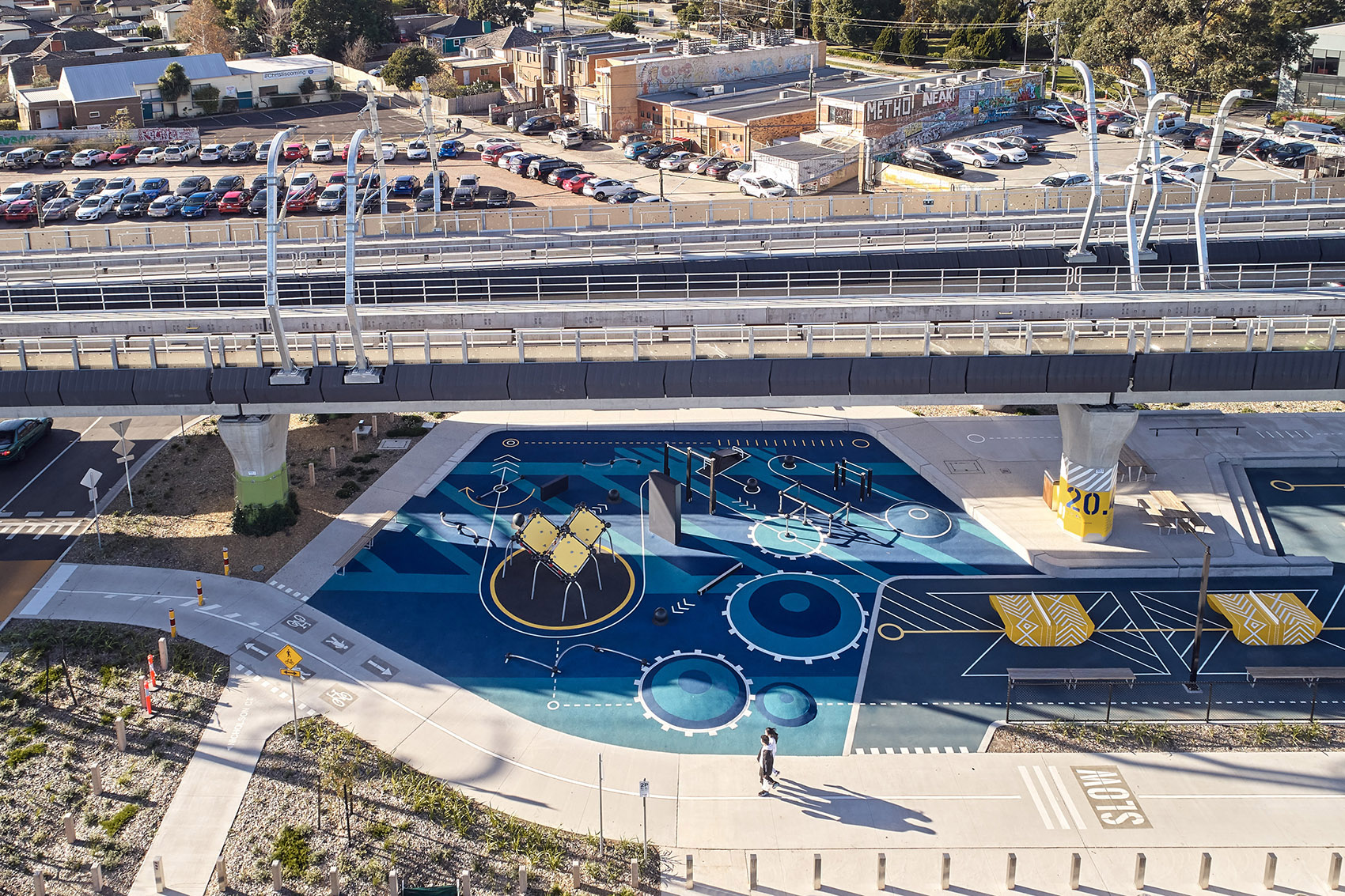 SKY-RAIL COMMUNITY NODES by March Studio - 谷德设计网