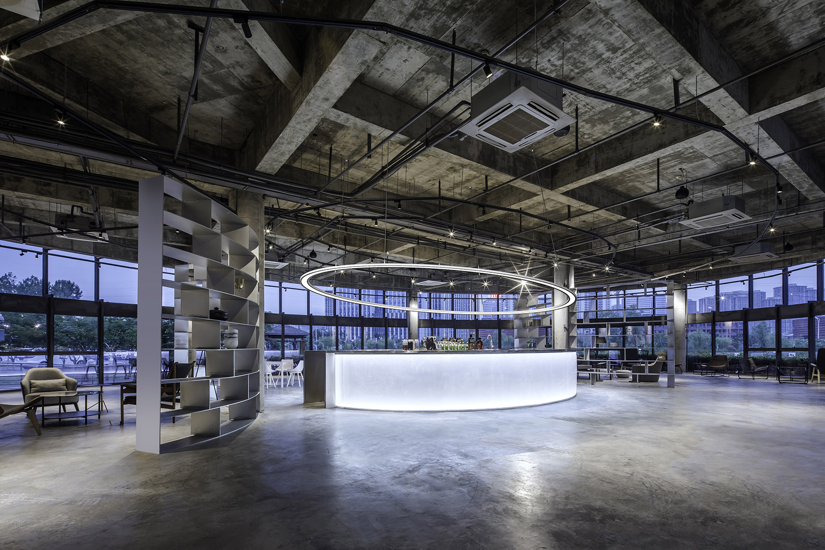 Beehive Urban Reception Room, China by U.N.I.D - 谷德设计网