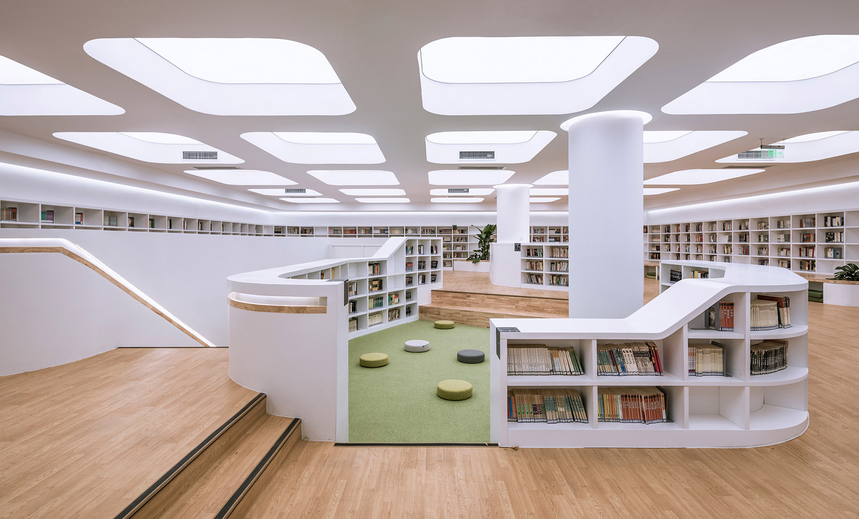 Jingshan School Library Renovatio, China by Hui-Yin Design & Research ...