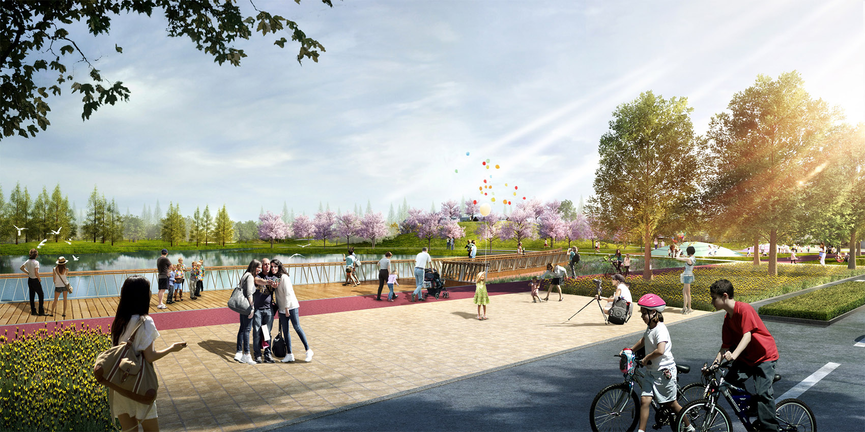 Shaheyuan Park, China by AECOM + AOBO - 谷德设计网