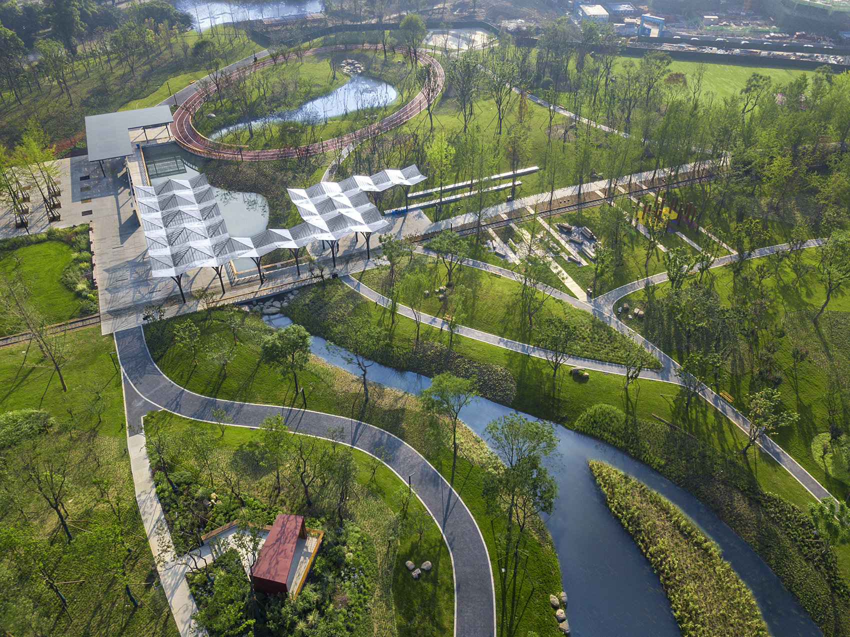 Shaheyuan Park, China by AECOM + AOBO - 谷德设计网