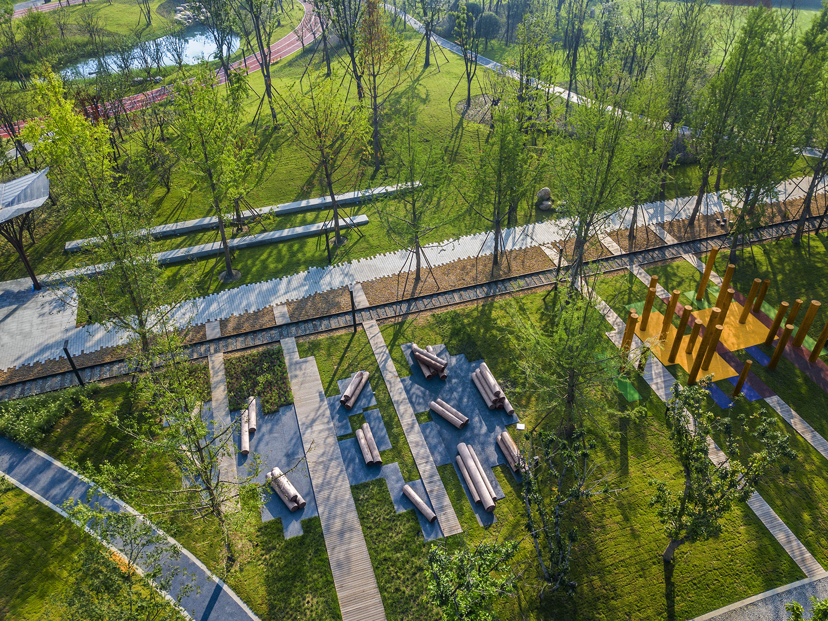 Shaheyuan Park, China by AECOM + AOBO - 谷德设计网