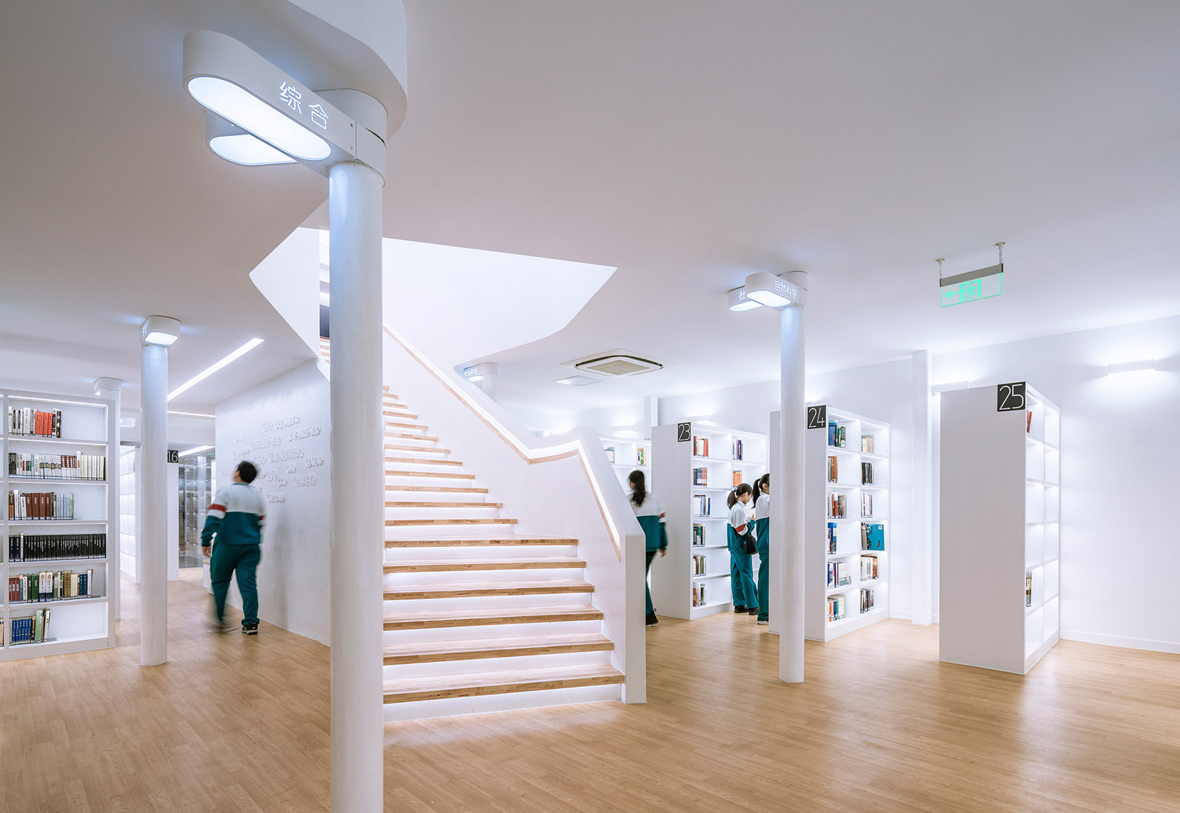 Jingshan School Library Renovatio, China by Hui-Yin Design & Research ...