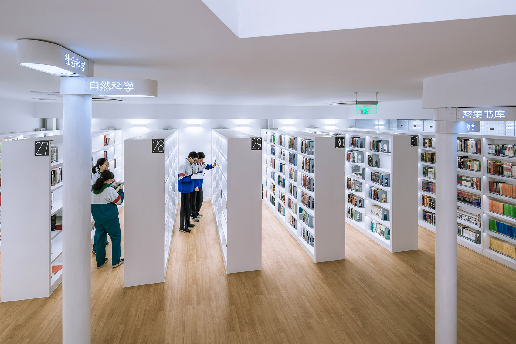 Jingshan School Library Renovatio, China by Hui-Yin Design & Research ...
