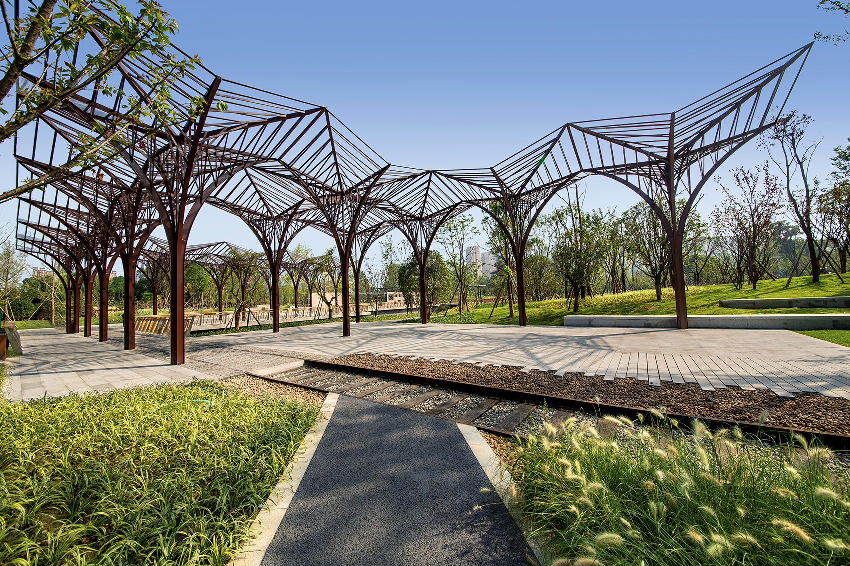 Shaheyuan Park, China by AECOM + AOBO - 谷德设计网