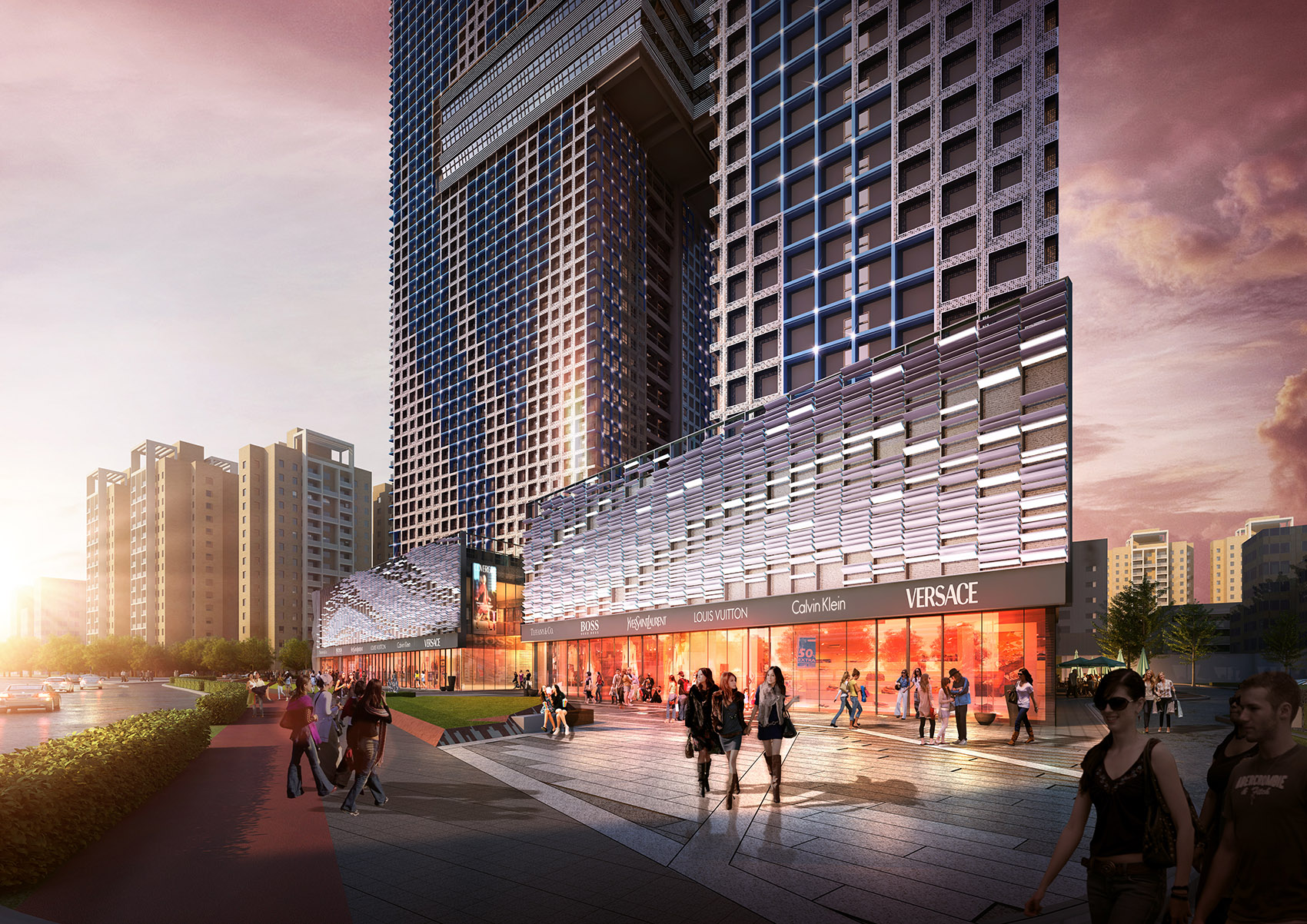 O cubic Plaza, China by Infinite Architects - 谷德设计网