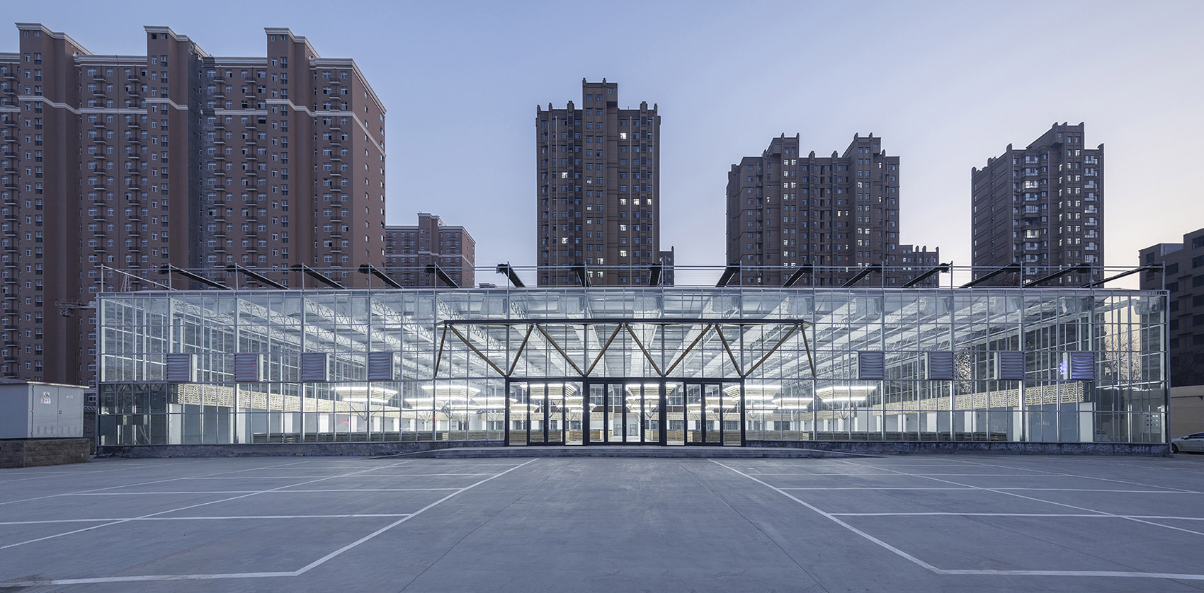 Temporary Site of Shengli Market, China by LUO studio - 谷德设计网
