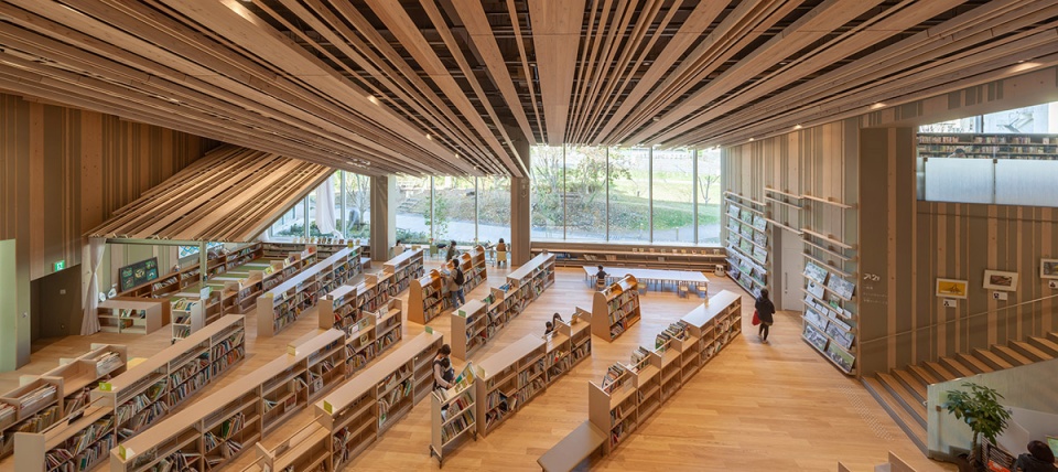 Moriyama City Library by Kengo Kuma and Associates - 谷德设计网