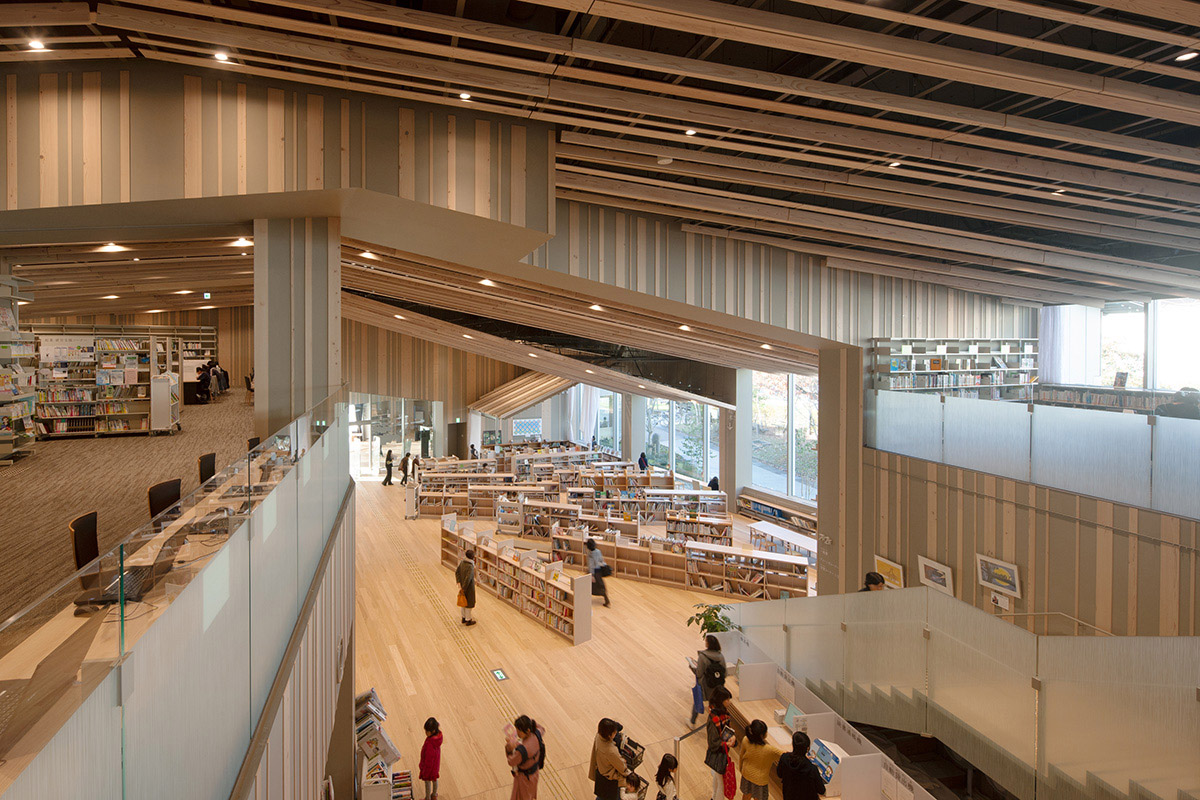 Moriyama City Library by Kengo Kuma and Associates - 谷德设计网