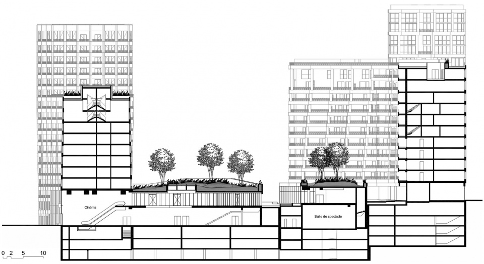 The Cultural Block – Clichy-Batignolles by TVK + Tolila+Gilliland - 谷德设计网