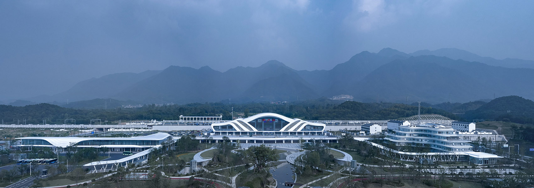 Tonglu Station on Hangzhou-Huangshan High-speed Railway, China by ...