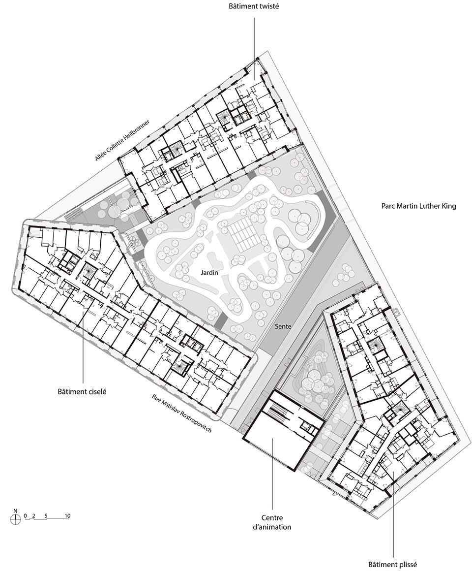 The Cultural Block – Clichy-Batignolles by TVK + Tolila+Gilliland - 谷德设计网