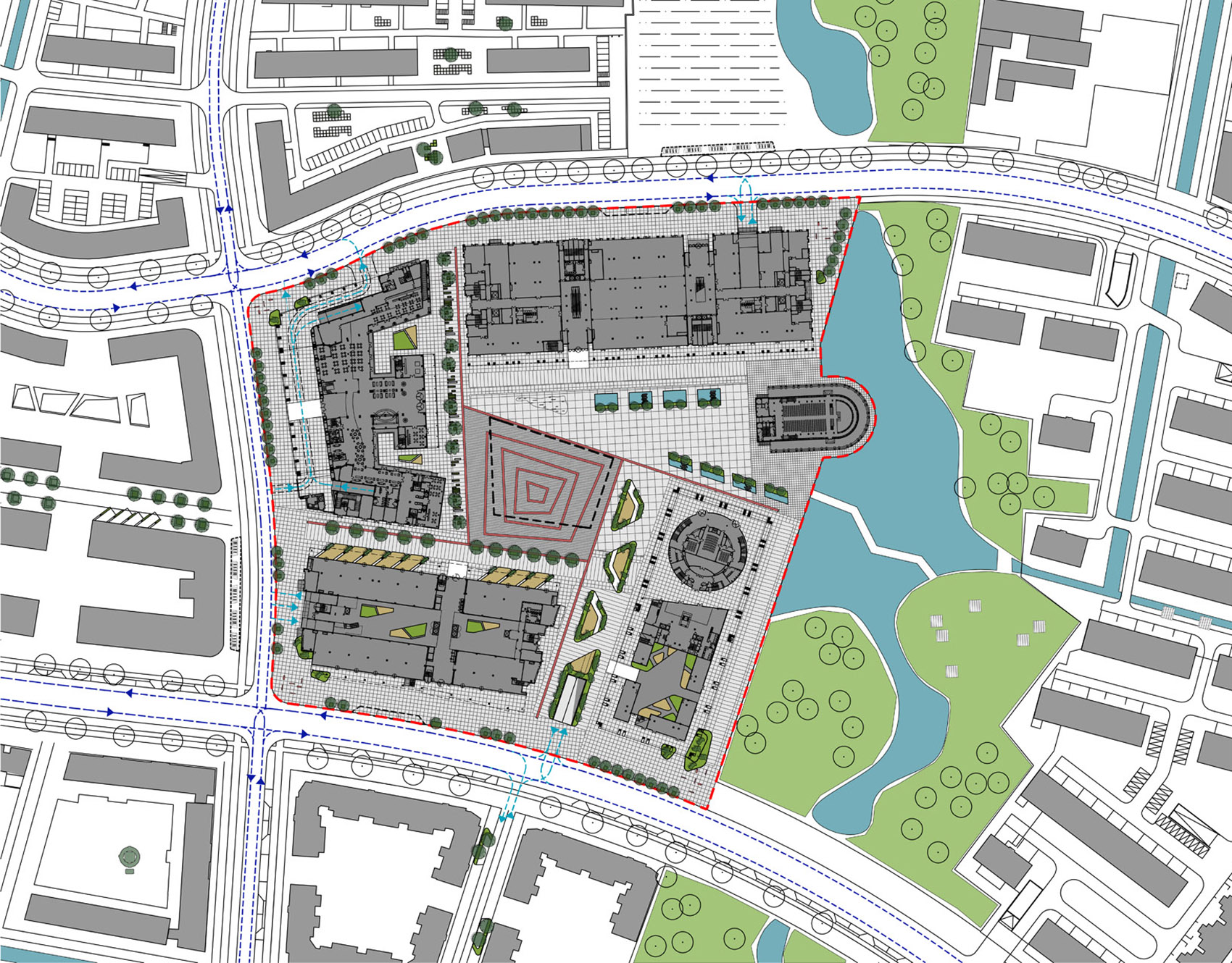 Anting New Town Central Square Renovation by Kokaistudios - 谷德设计网