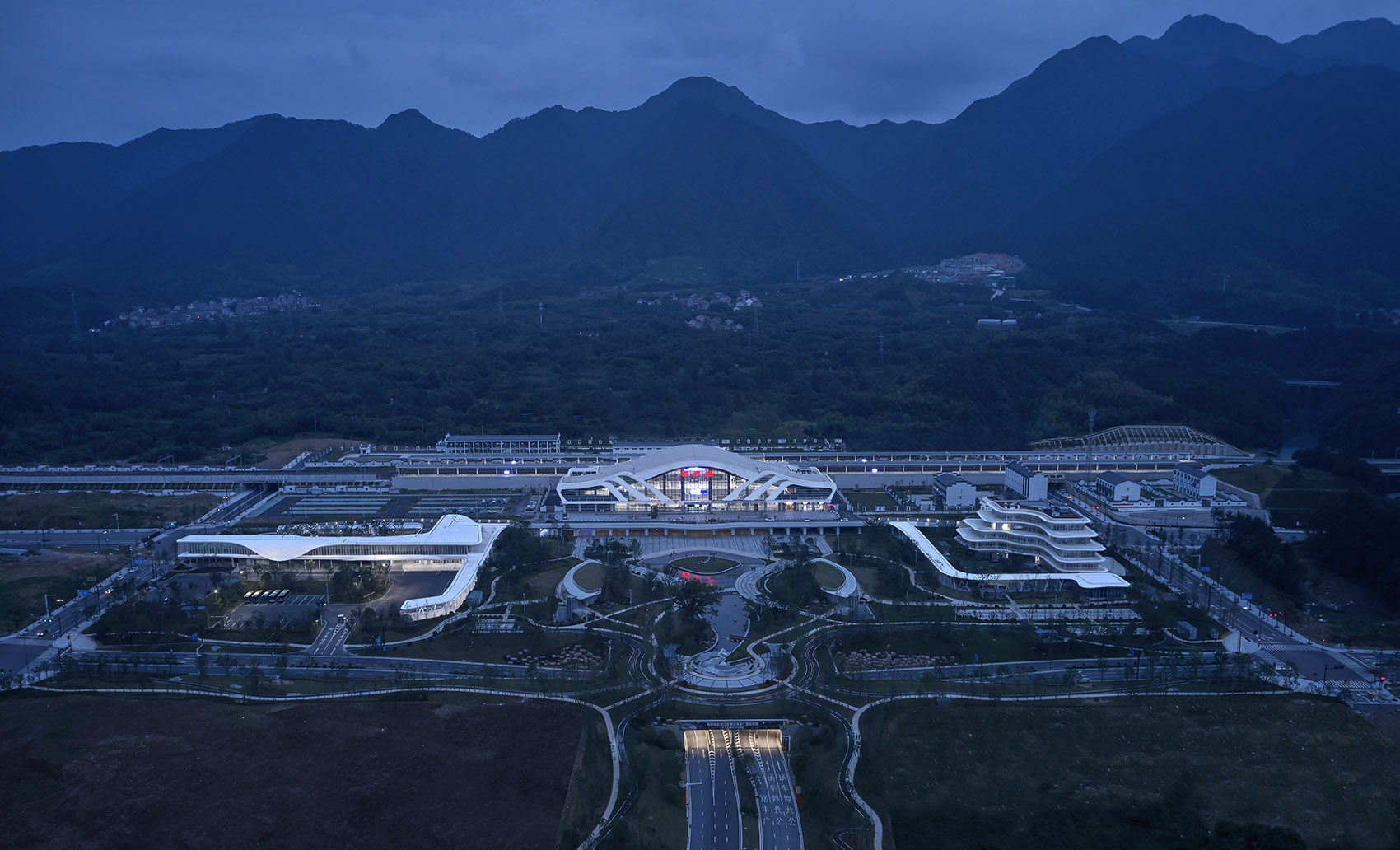 Tonglu Station on Hangzhou-Huangshan High-speed Railway, China by ...