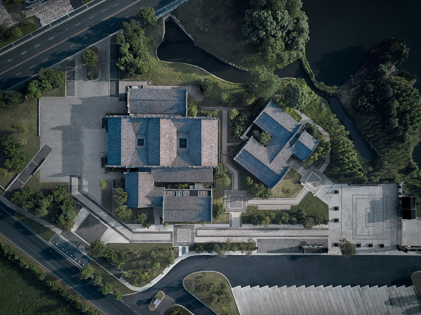 Main Entrance and Public Landscape Art Design of Jizhou kiln, China by ...