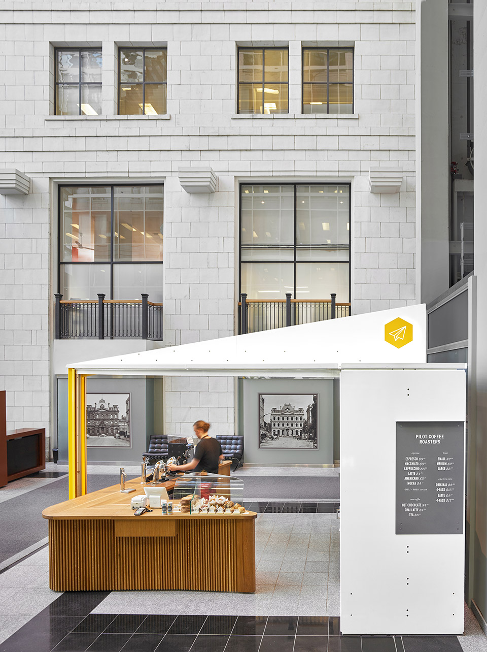 Pilot Coffee Roasters cafés by Williamson Williamson Inc. - 谷德设计网