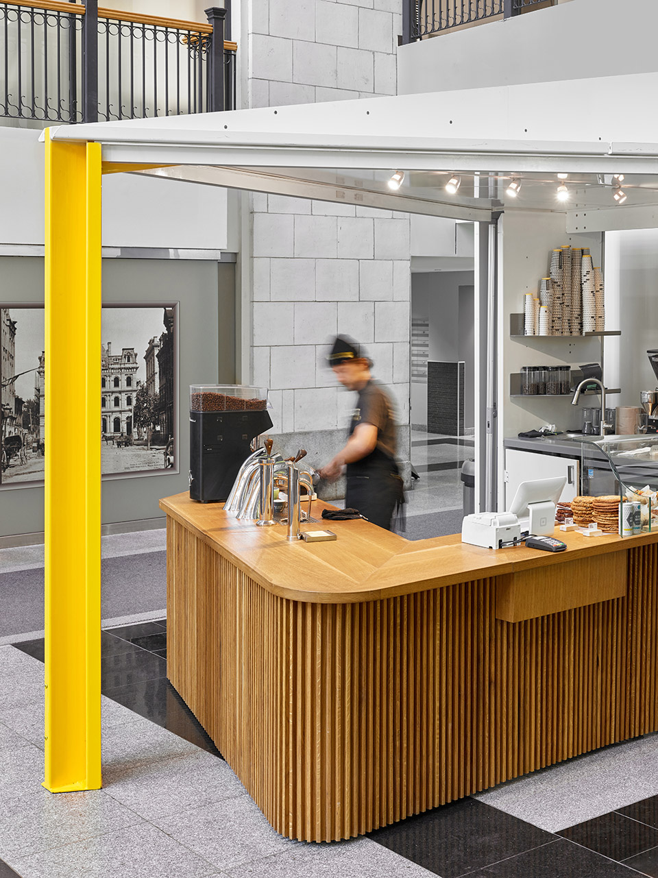 Pilot Coffee Roasters cafés by Williamson Williamson Inc. - 谷德设计网