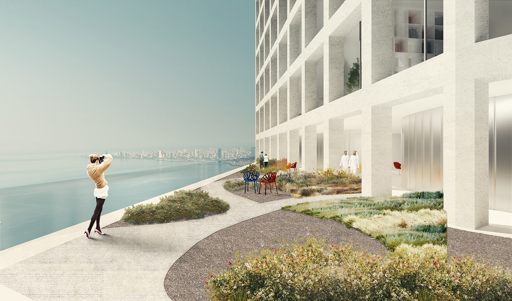 The Wafra tower by OMA - 谷德设计网