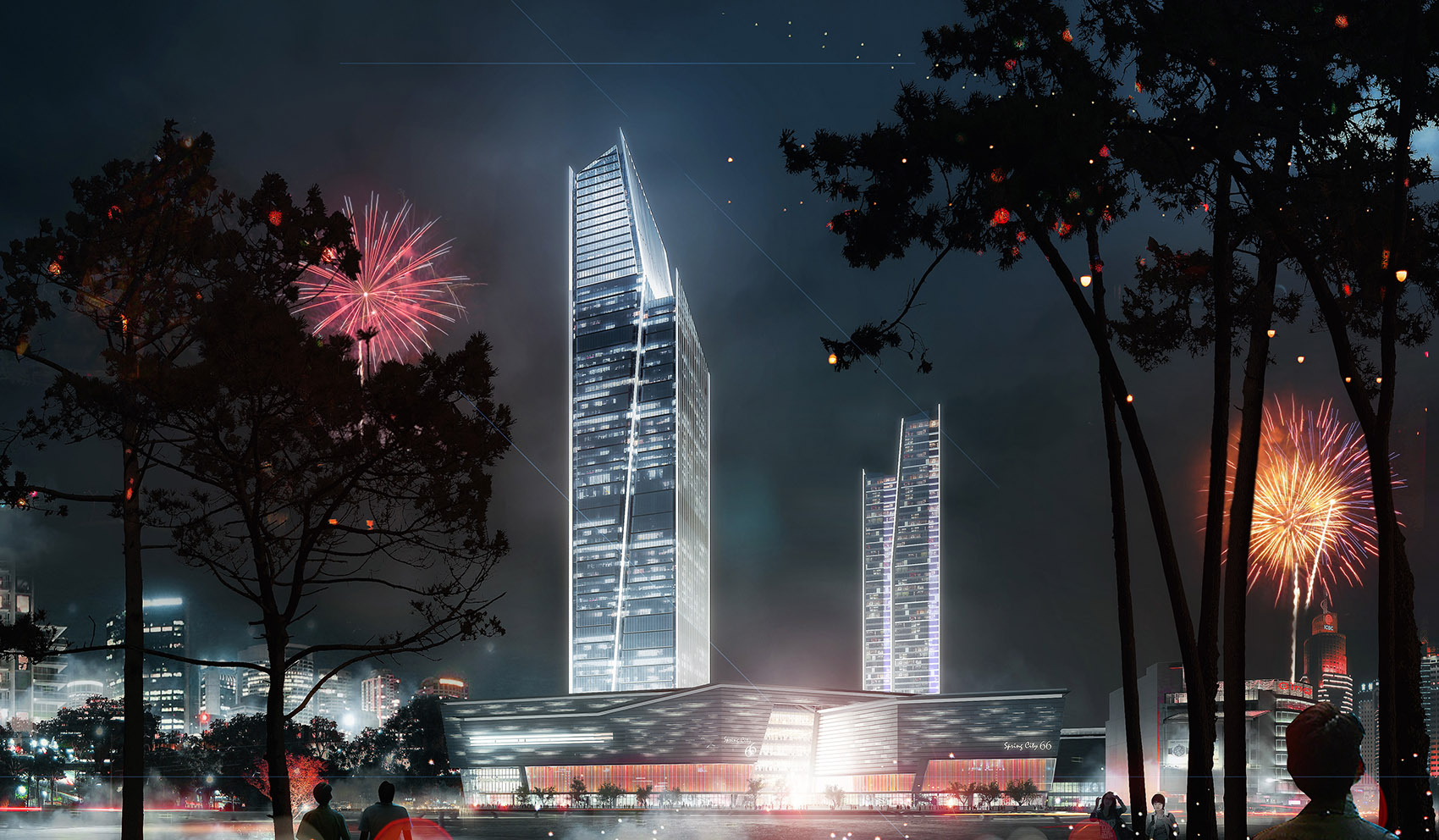 The Spring City 66 in Kunming, China by KPF - 谷德设计网