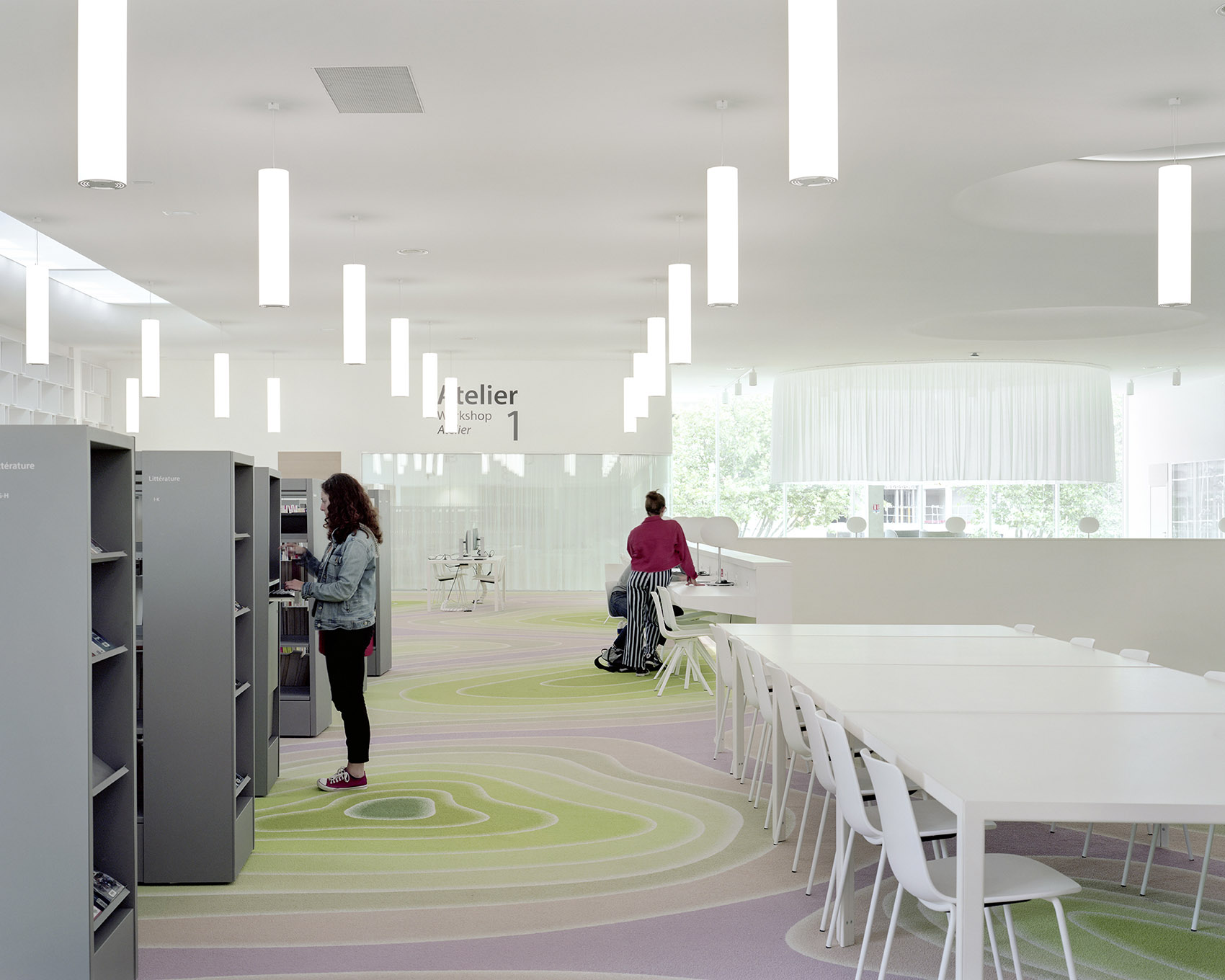 Transformation of the Museum of Fine Arts of Dunkirk into a library by ...