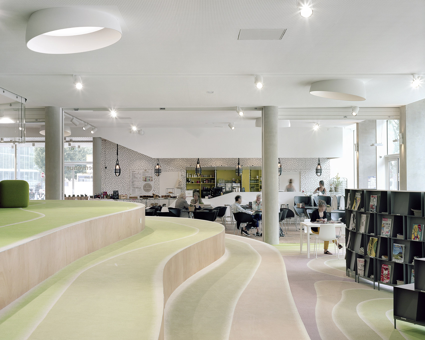 Transformation of the Museum of Fine Arts of Dunkirk into a library by ...