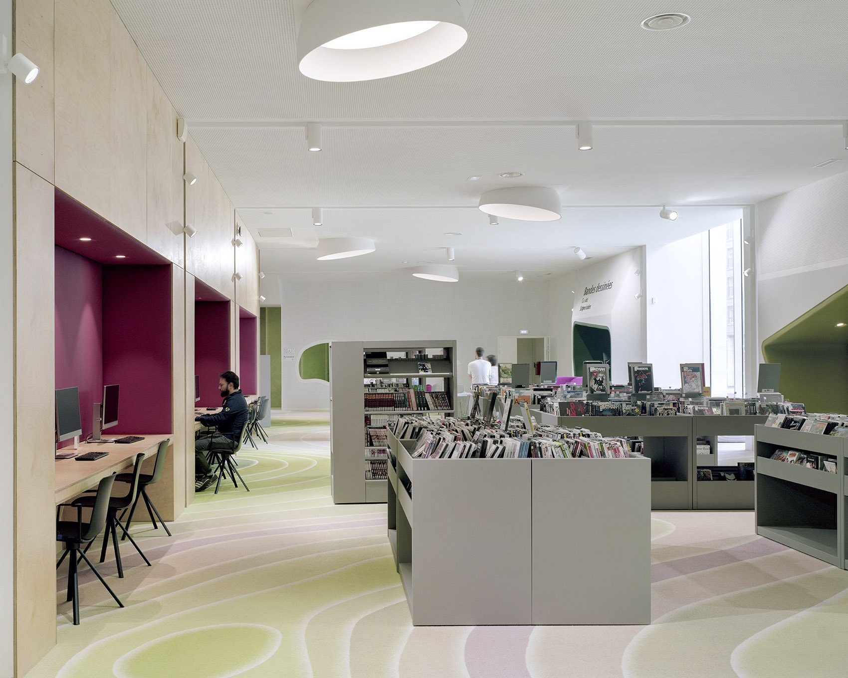Transformation of the Museum of Fine Arts of Dunkirk into a library by ...