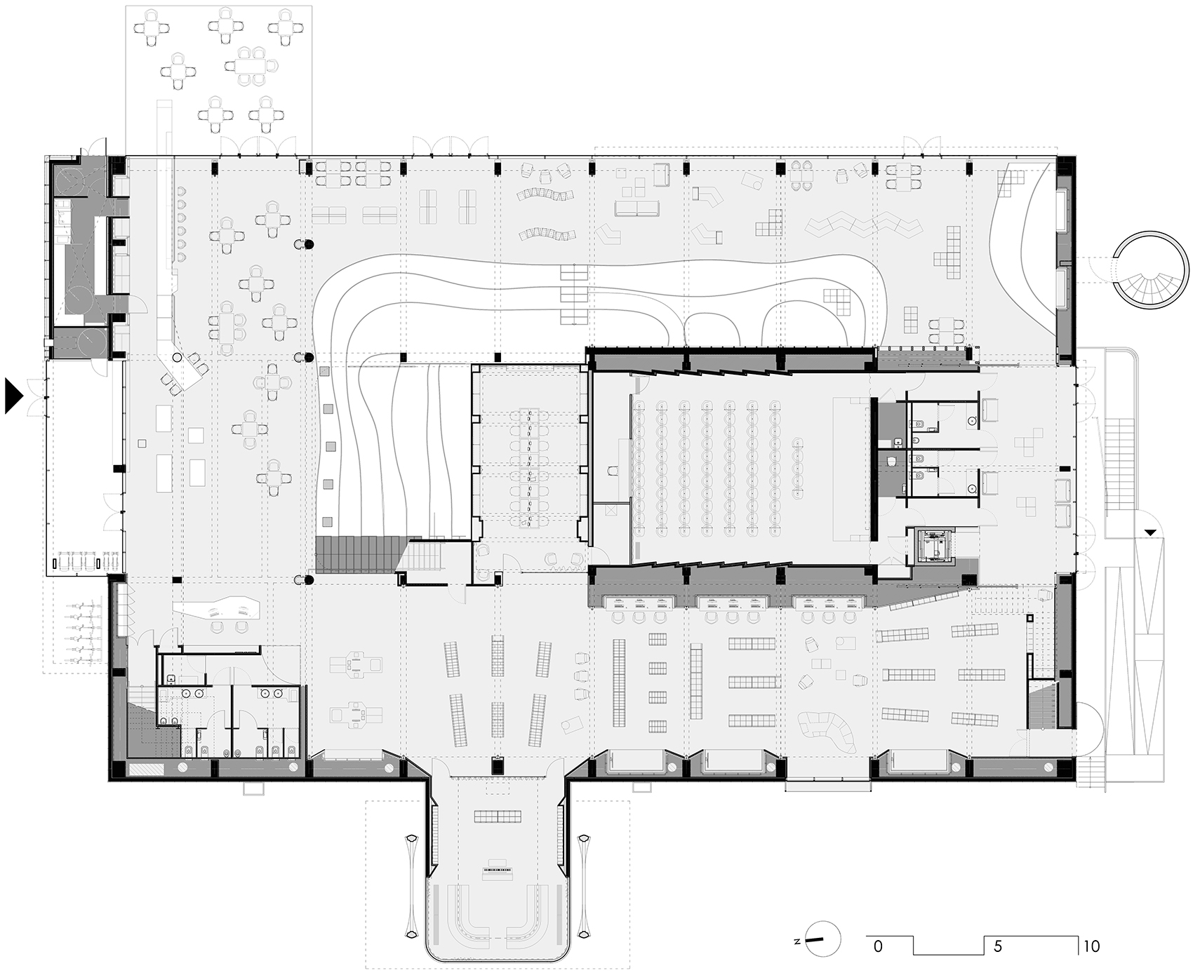 Transformation of the Museum of Fine Arts of Dunkirk into a library by ...