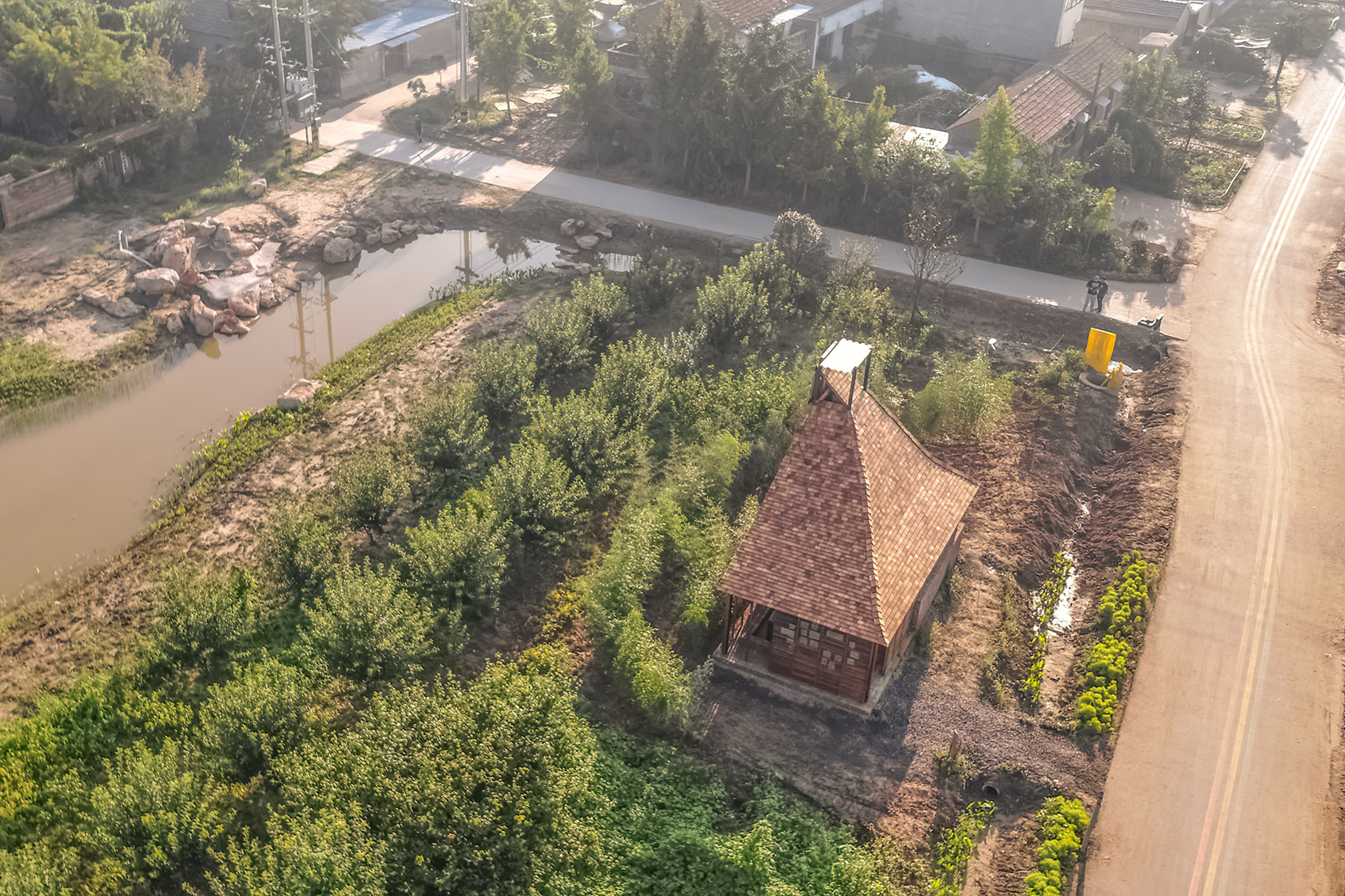 Recycling Station in the Pear Orchard, China / Beijing Forestry ...