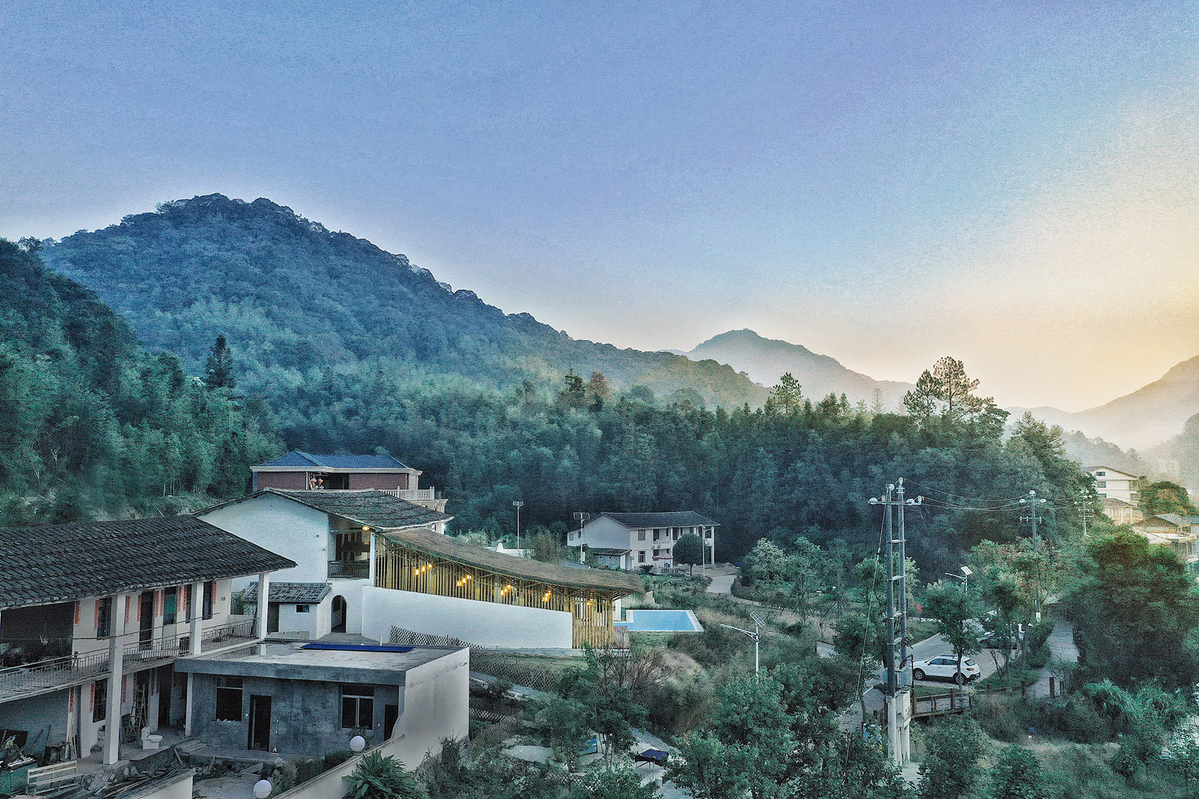 The reception of Jiufeng Village, China by Rural Culture D-R-C - 谷德设计网