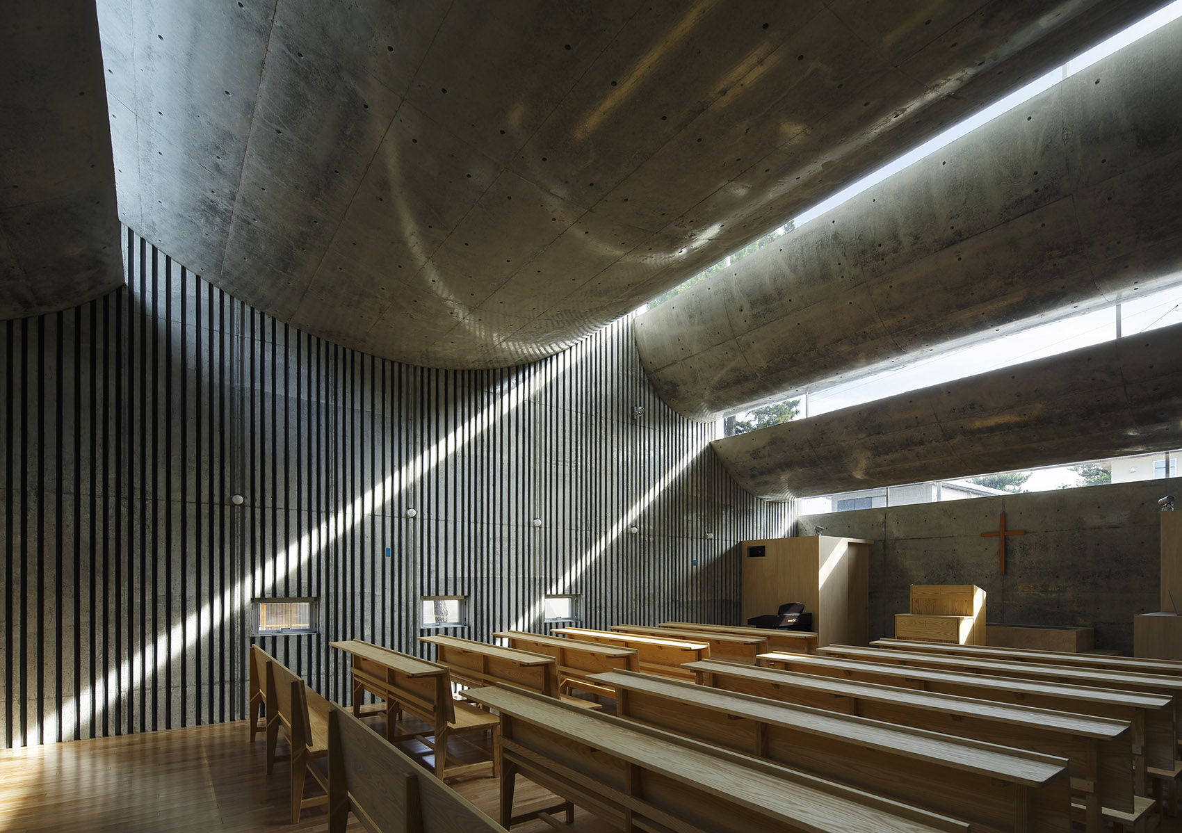 Shonan Christ Church by Takeshi Hosaka Architects - 谷德设计网
