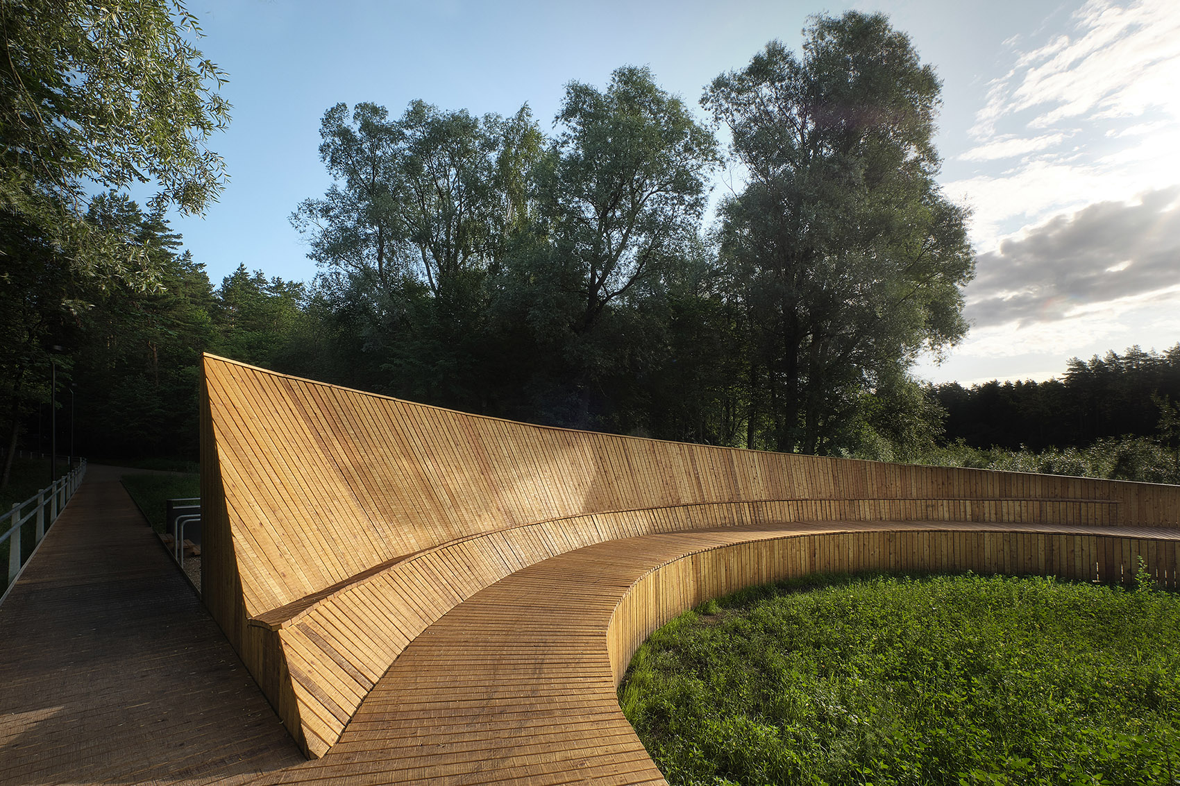 Pedestrian Path and View Terrace in Park of Senses by Didzis Jaunzems ...