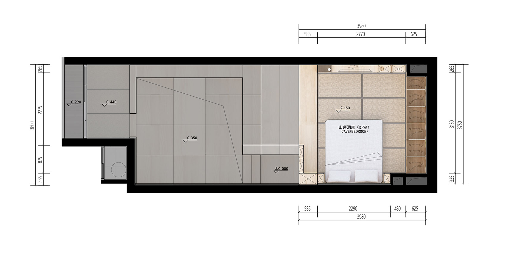 Renovation design of a 40-square-meter living space, China by ...