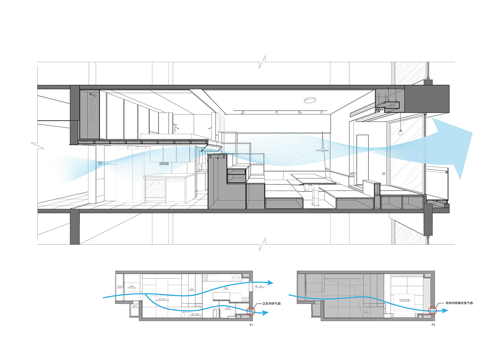 Renovation design of a 40-square-meter living space, China by ...