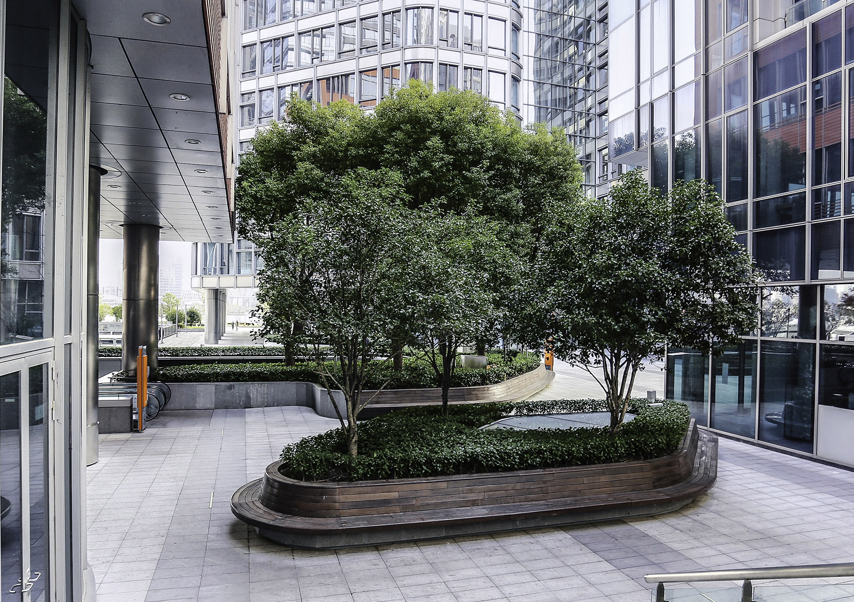 Shanghai north bund riverside mountain block landscape, China by OFFICE ...