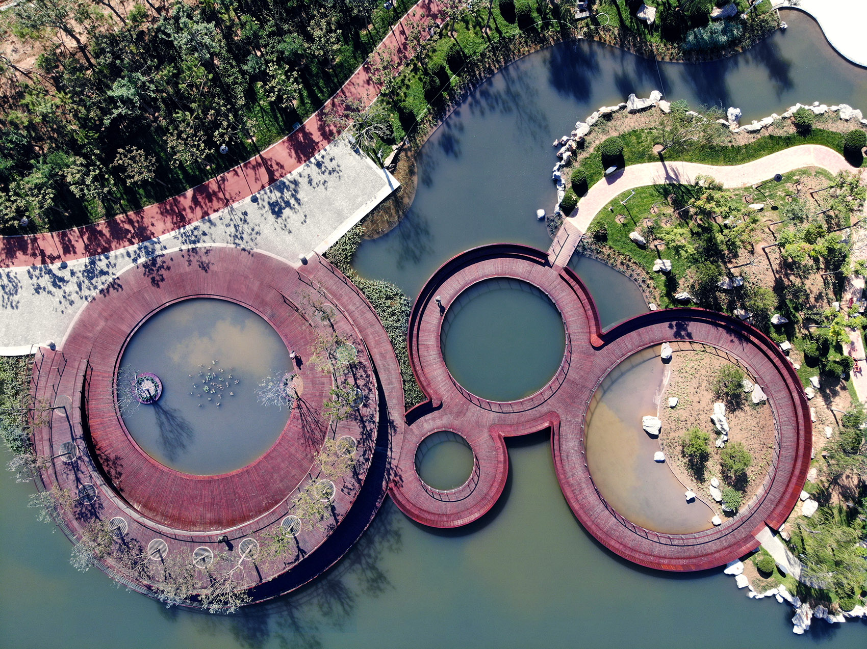 Water Platform of Anlan Lake Park – Tree Loop, China by Folie ...