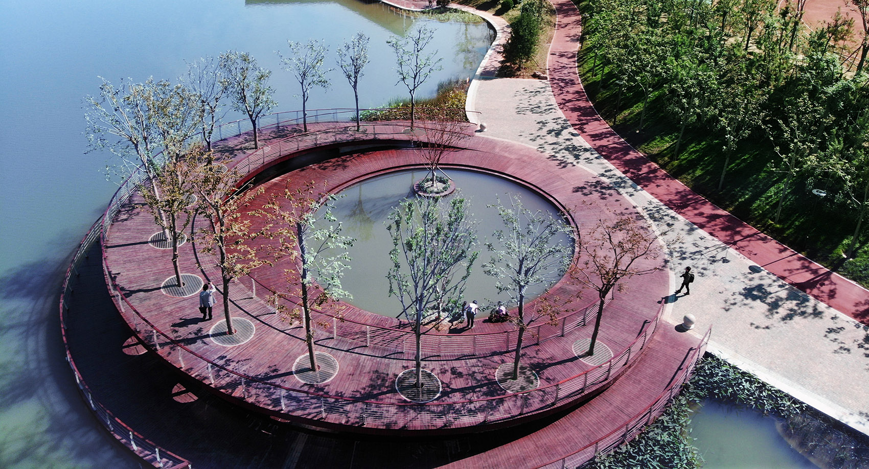 Water Platform of Anlan Lake Park – Tree Loop, China by Folie ...