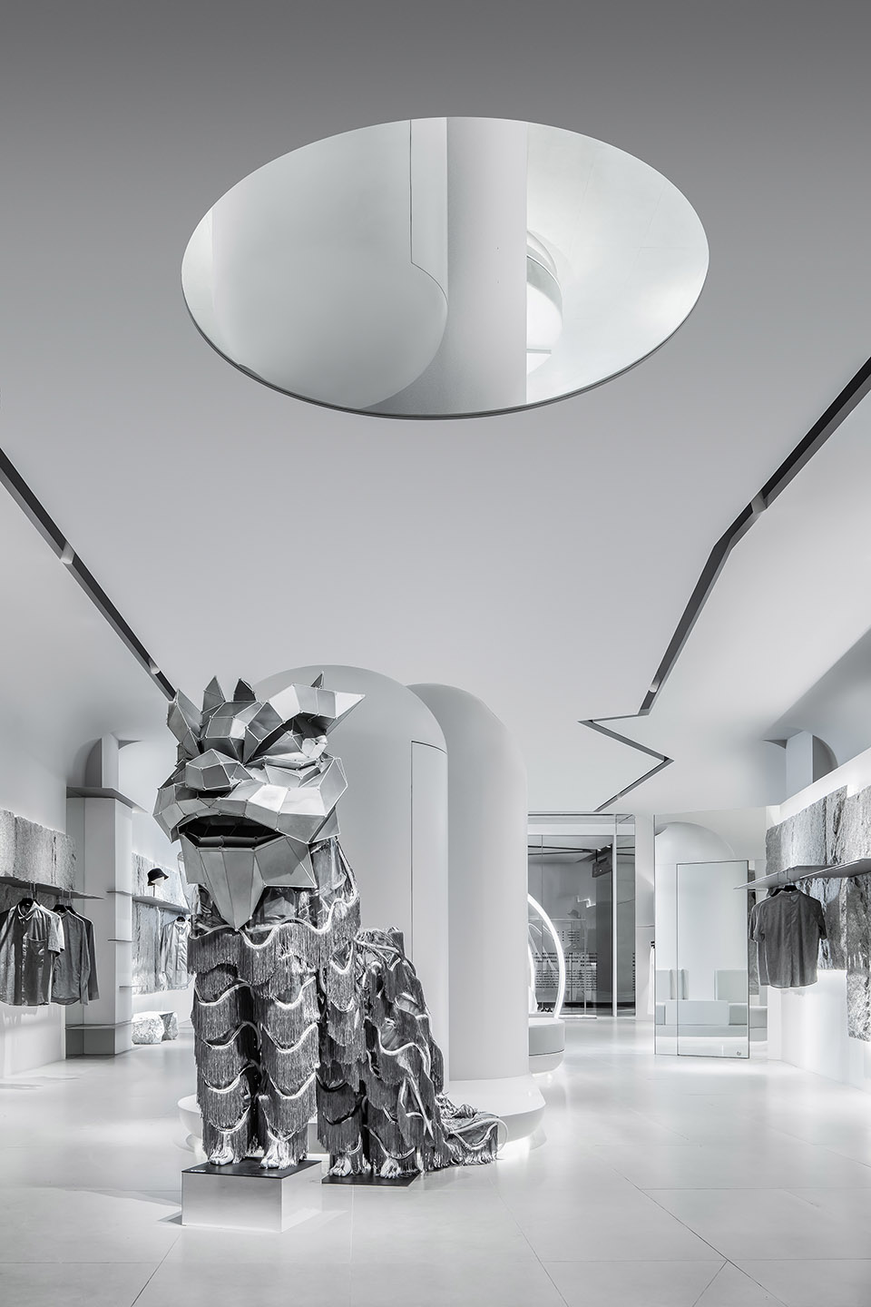 WU Menswear Flagship Store, China by CUN DESIGN - 谷德设计网
