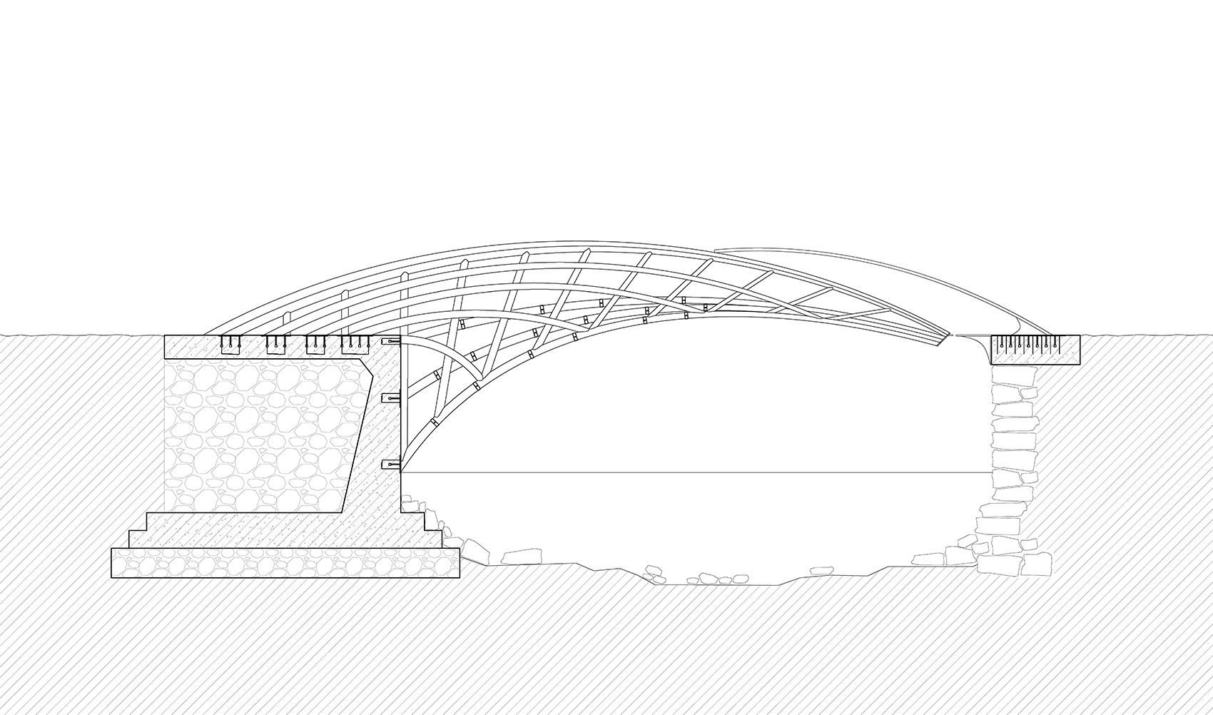 Bambow Bridge, China by Atelier LAI - 谷德设计网