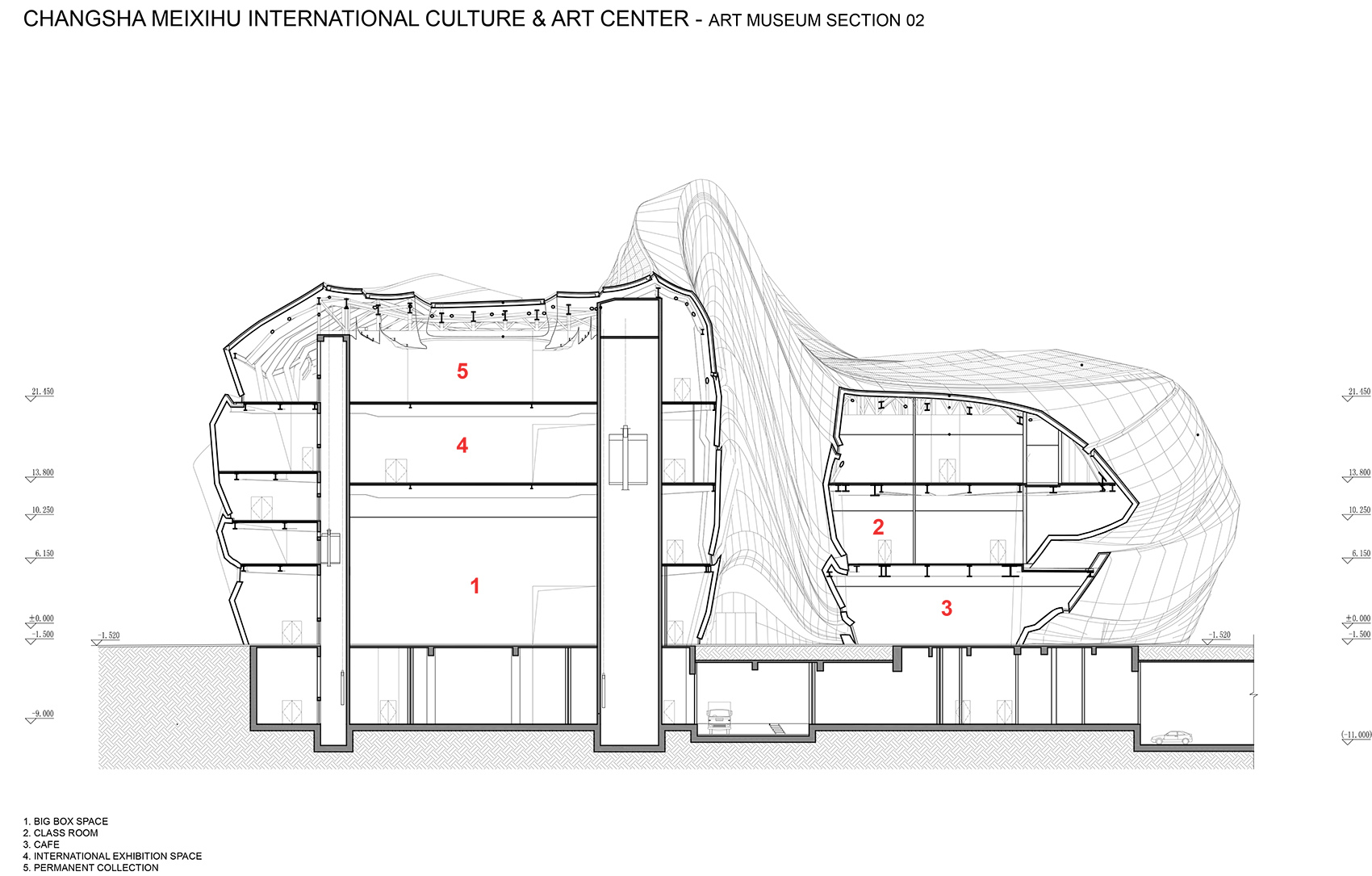 Changsha Meixihu International Culture & Arts Centre by Zaha Hadid ...
