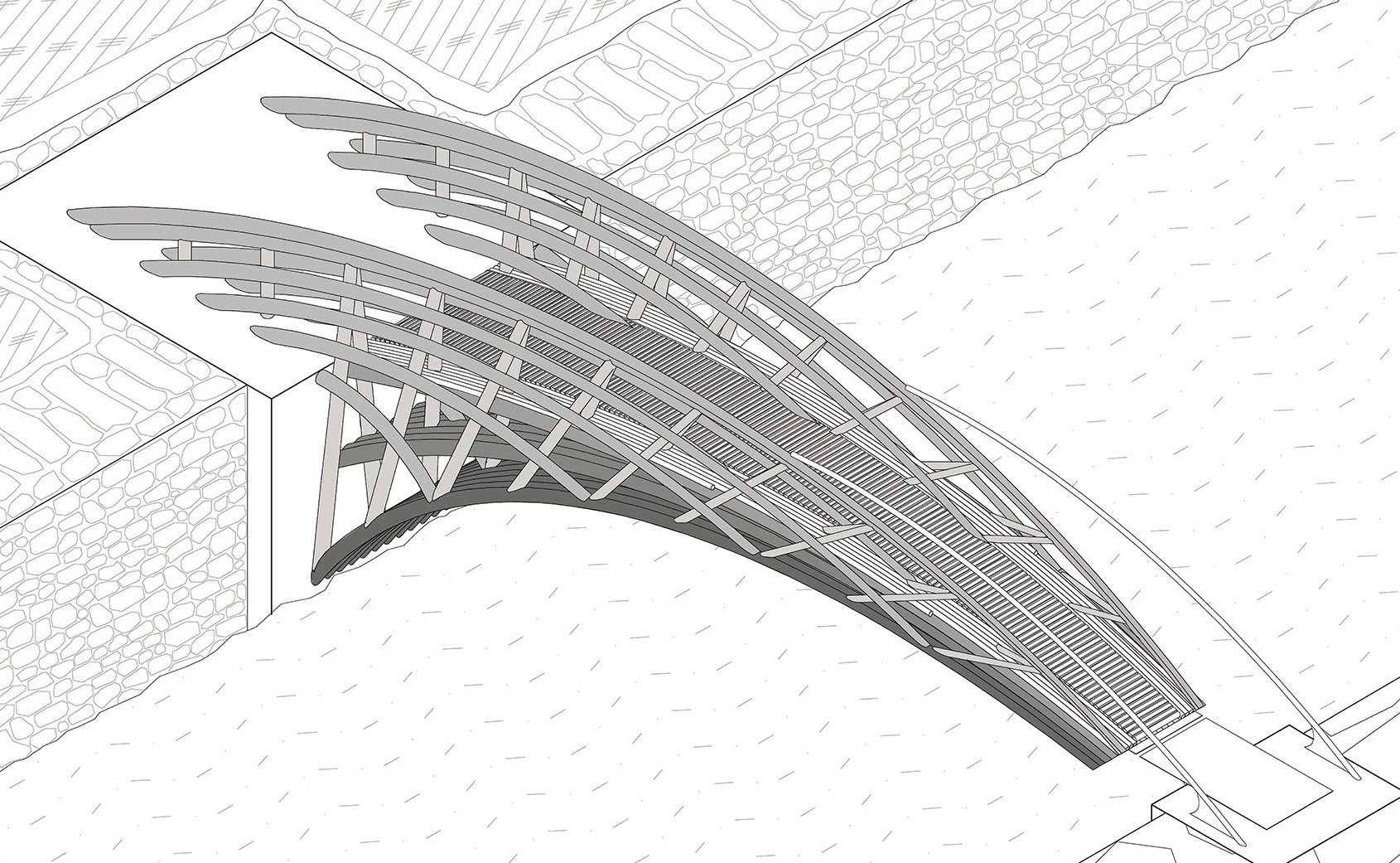 Bambow Bridge, China by Atelier LAI - 谷德设计网