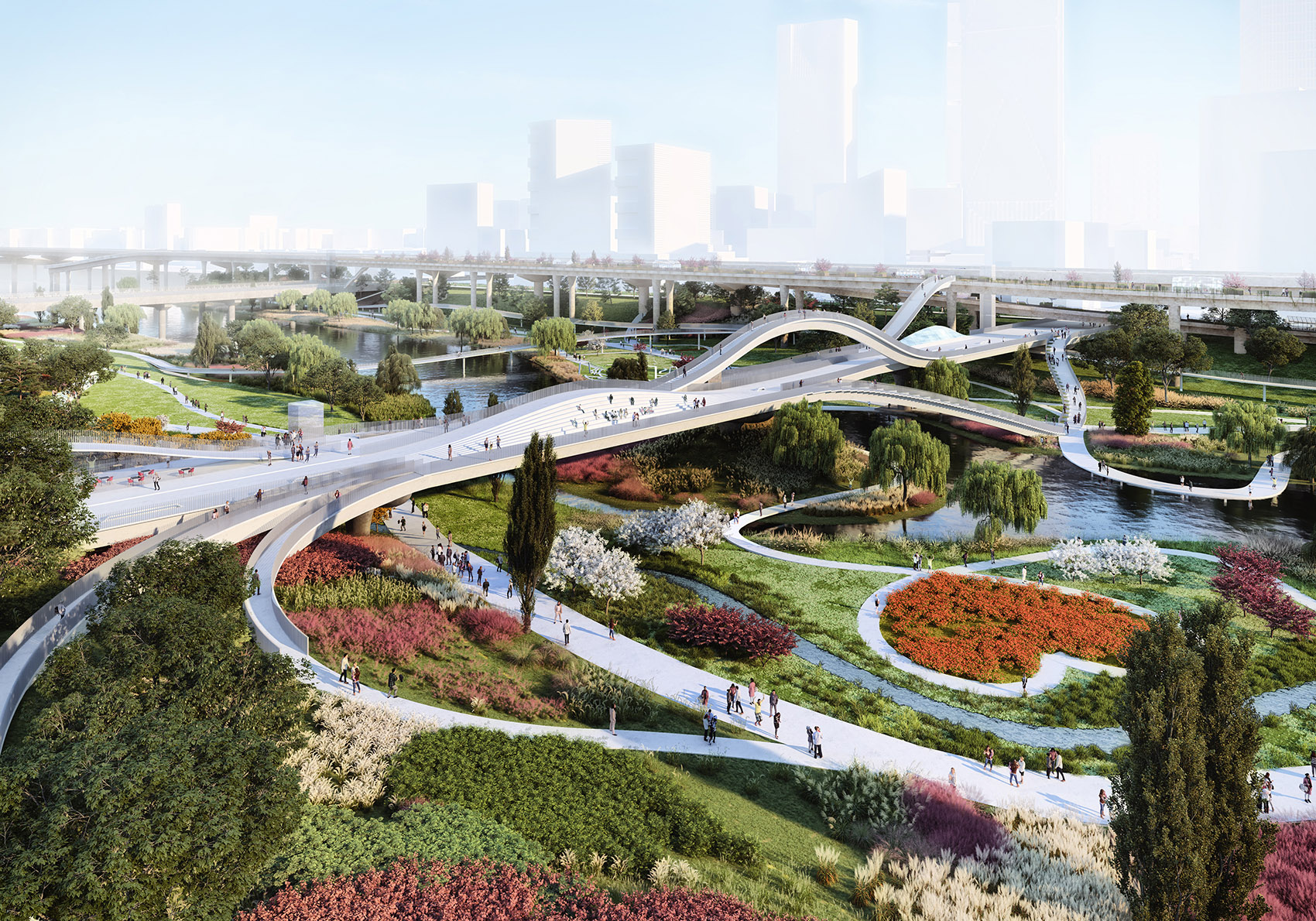 MVRDV’s “The Weaves” Wins Competition to Reinvent Seoul’s Tancheon ...