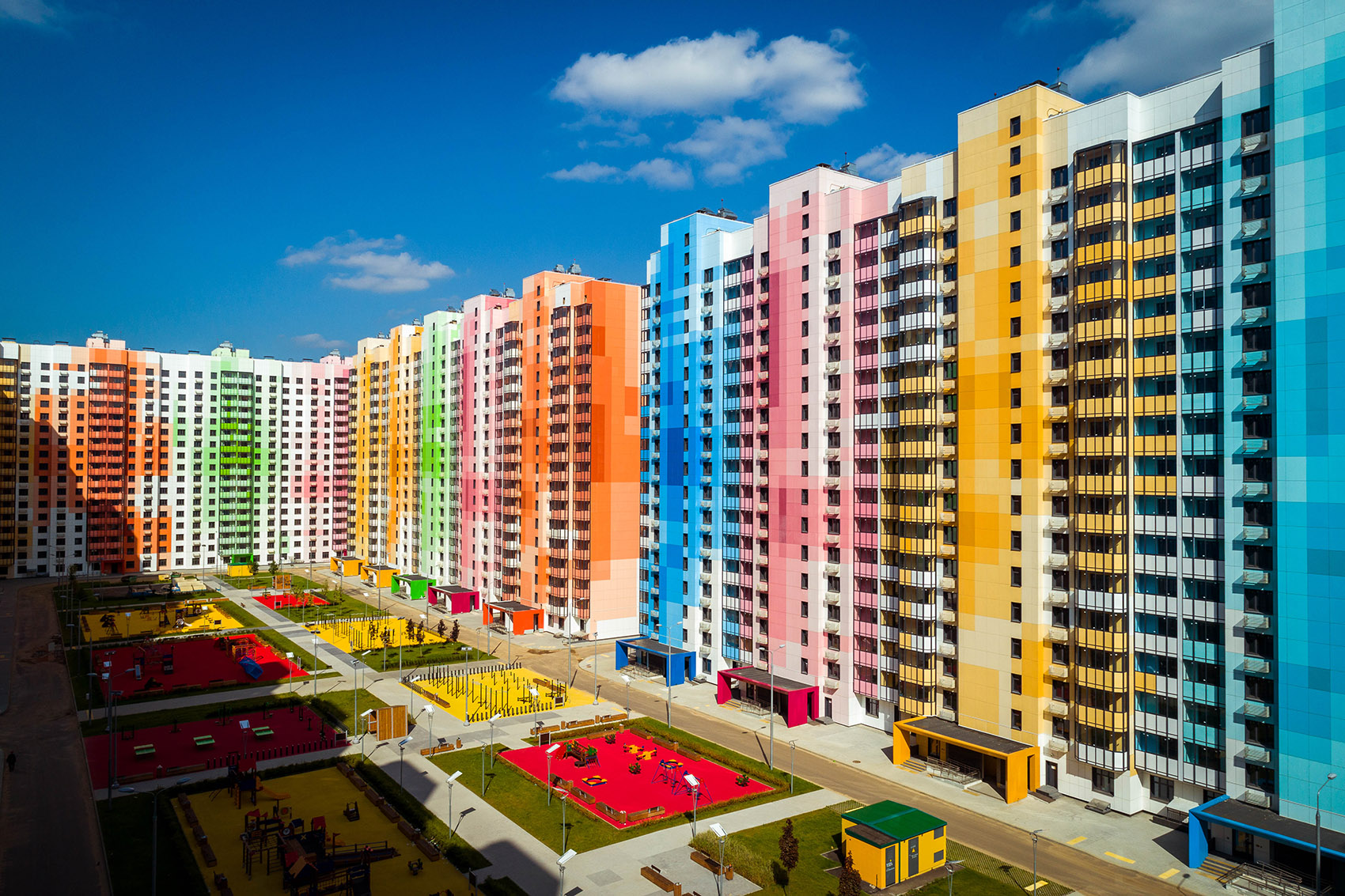 Colorful Neighborhood, Muscovite by Iosa Ghini Associati - 谷德设计网