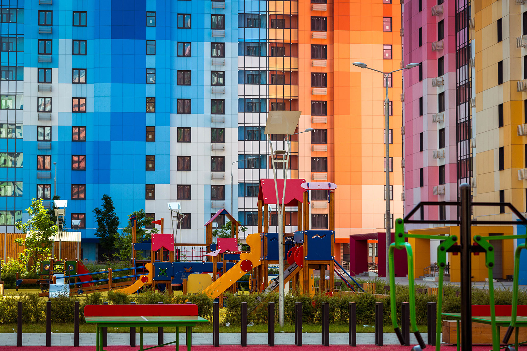 Colorful Neighborhood, Muscovite by Iosa Ghini Associati - 谷德设计网