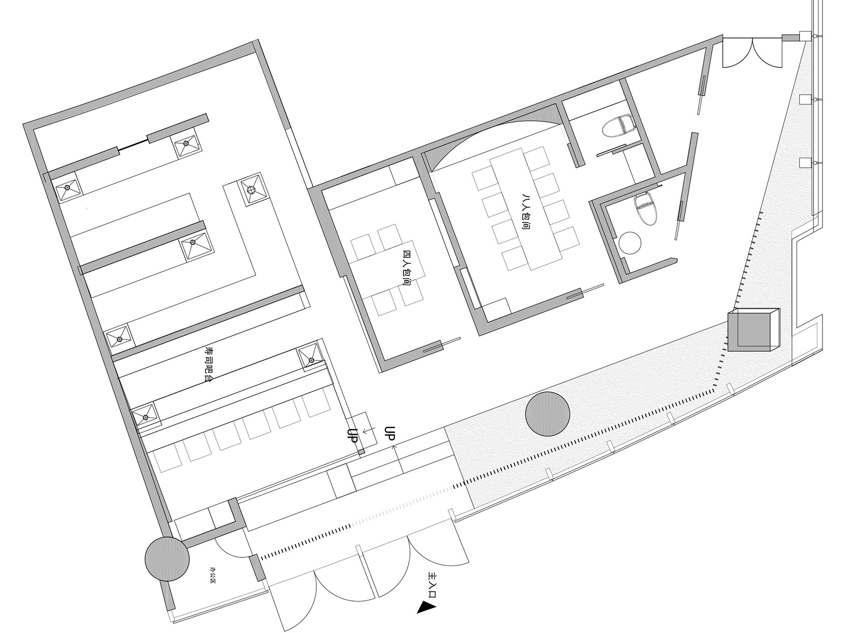 Zen Japanese Restaurant, China by odd - 谷德设计网